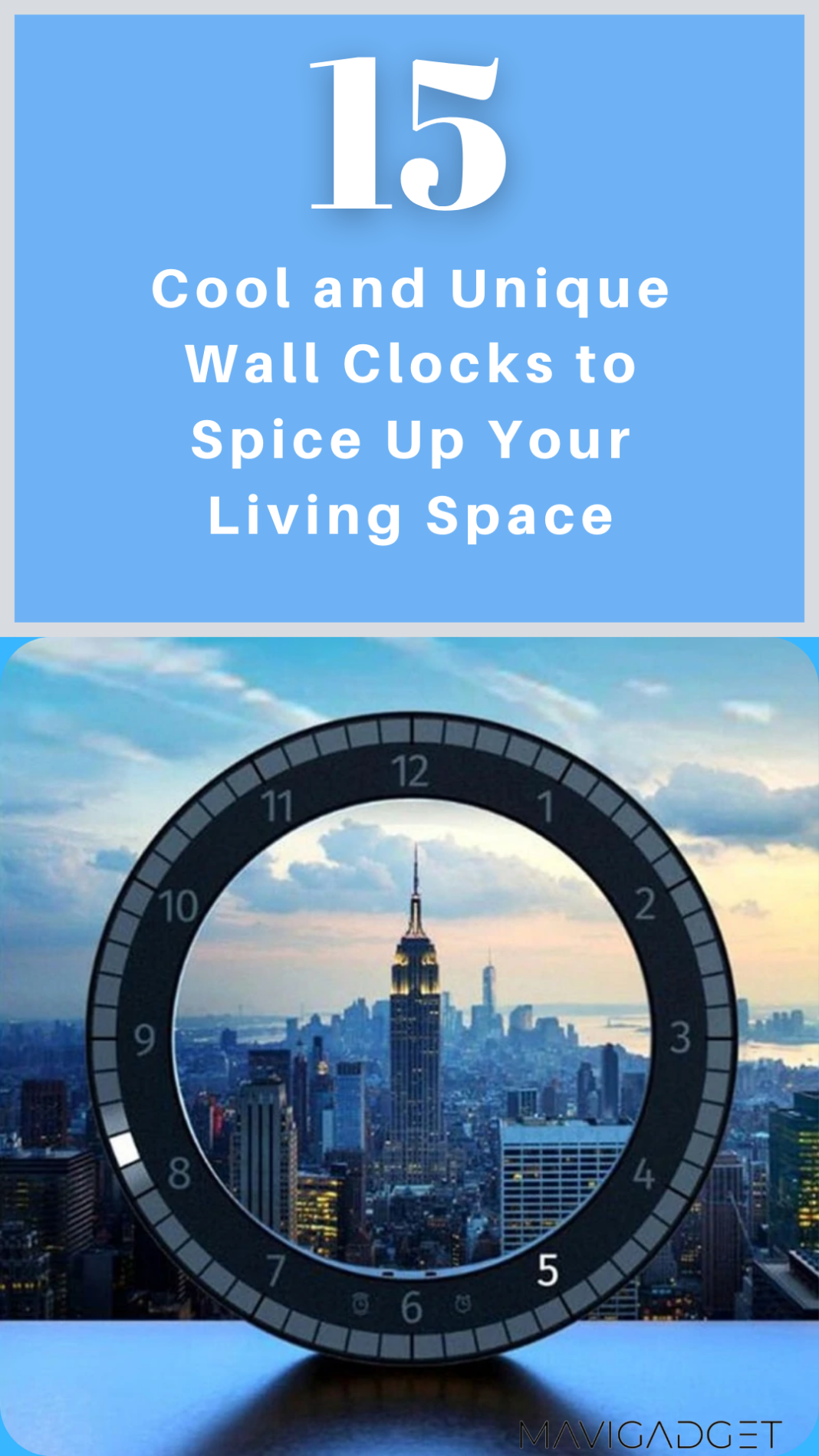 12 Cool and Unique Wall Clocks to Spice Up Your Living Space ...