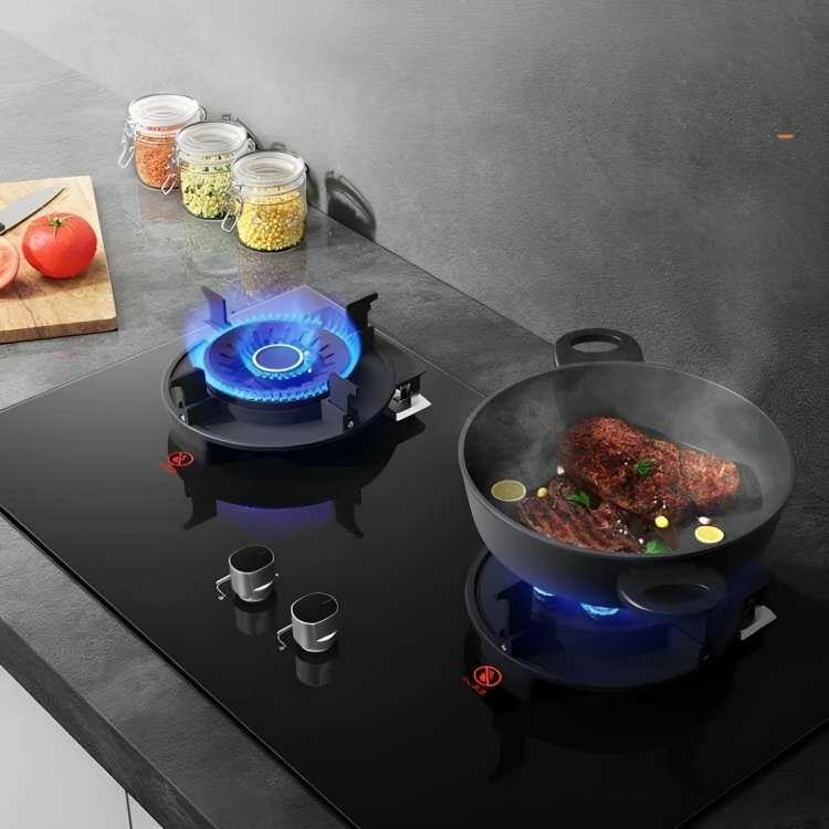 “Enhance Kitchen Efficiency with the Liftable Double Gas Stove: The ...