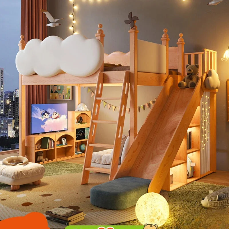 Cloud Castle Bed: The Magical Slide & Sleep Playhouse for Kids’ Dreams ...
