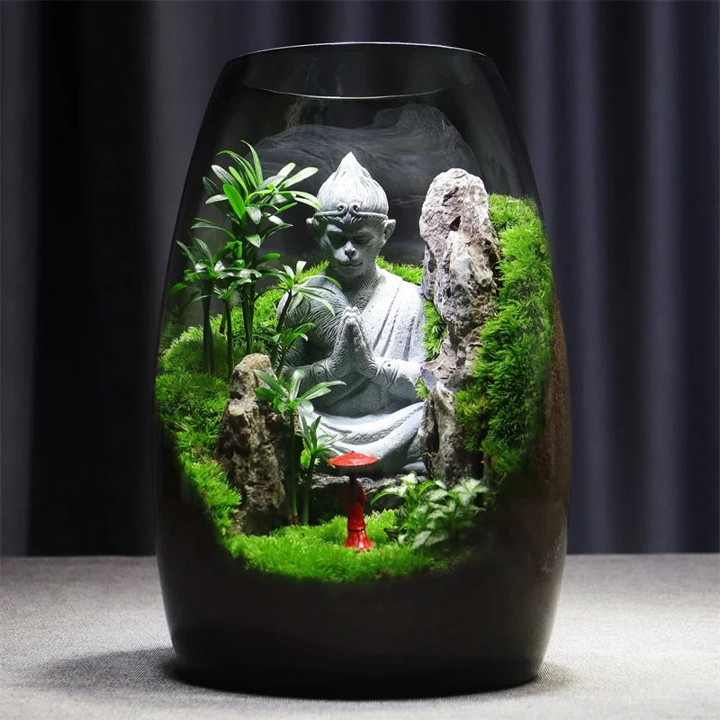 Modern Micro Scene Landscape Glass Vase: Unique Gift Idea for Nature ...