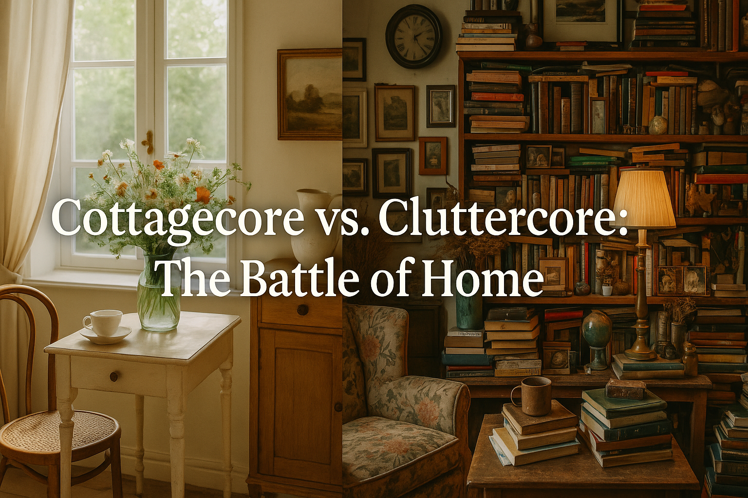 Cottagecore vs. Cluttercore: The Battle of Home Aesthetics | Mavigadget ...