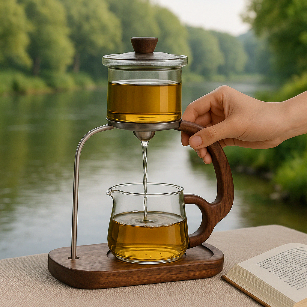 The Walnut Signature One-Key Glass Tea Set: The Perfect Gift for Tea ...