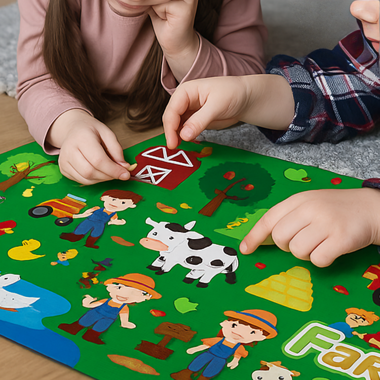 Unleash Imagination: The Best Interactive Farm Animals Felt Story Board ...