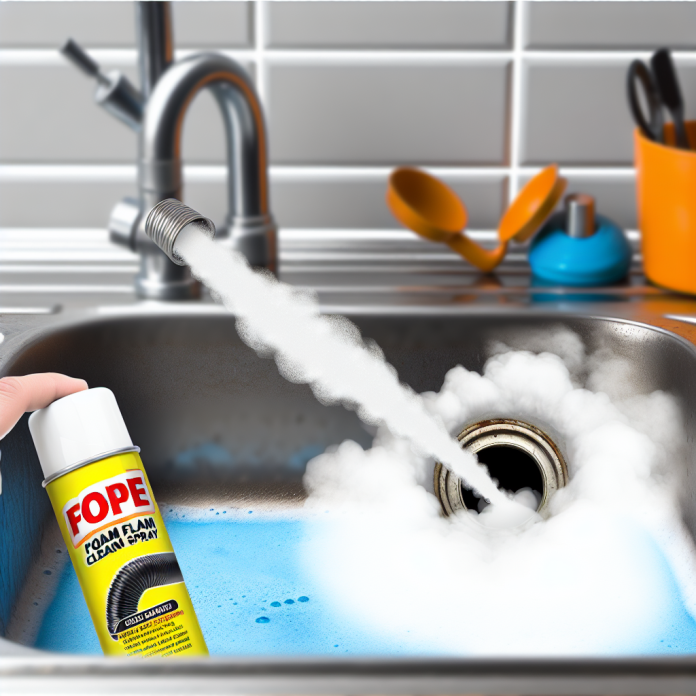 Kitchen Savior: Unclog Your Drains with Pipe Foam Cleaner Spray ...
