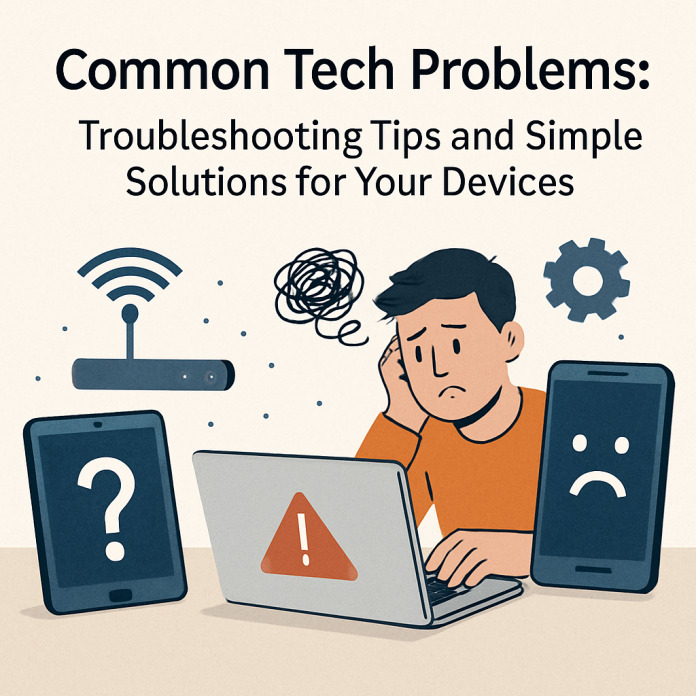Common Tech Problems: Troubleshooting Tips and Simple Solutions for ...
