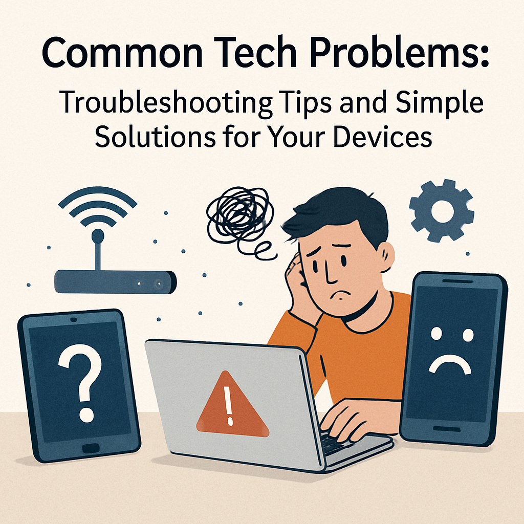 Common Tech Problems: Troubleshooting Tips and Simple Solutions for ...