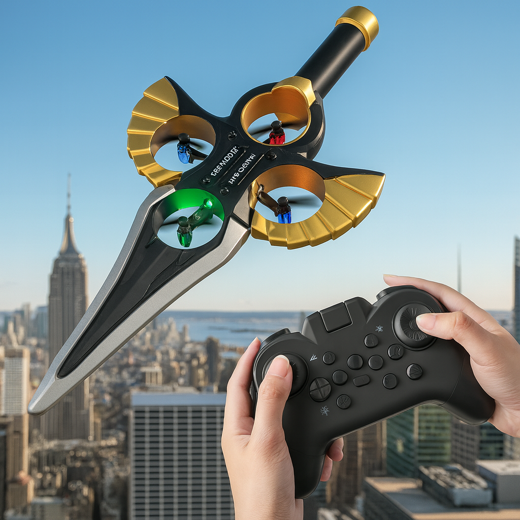 Unleash the Sky: The Remote Controlled Flying Sword Drone – The ...