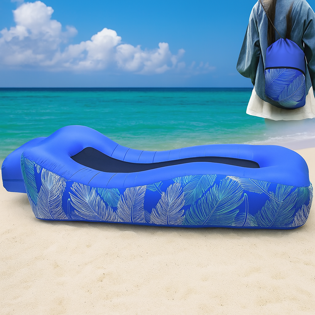 The Ultimate Portable Inflatable Air Lounge: Instant Comfort, No Pump ...