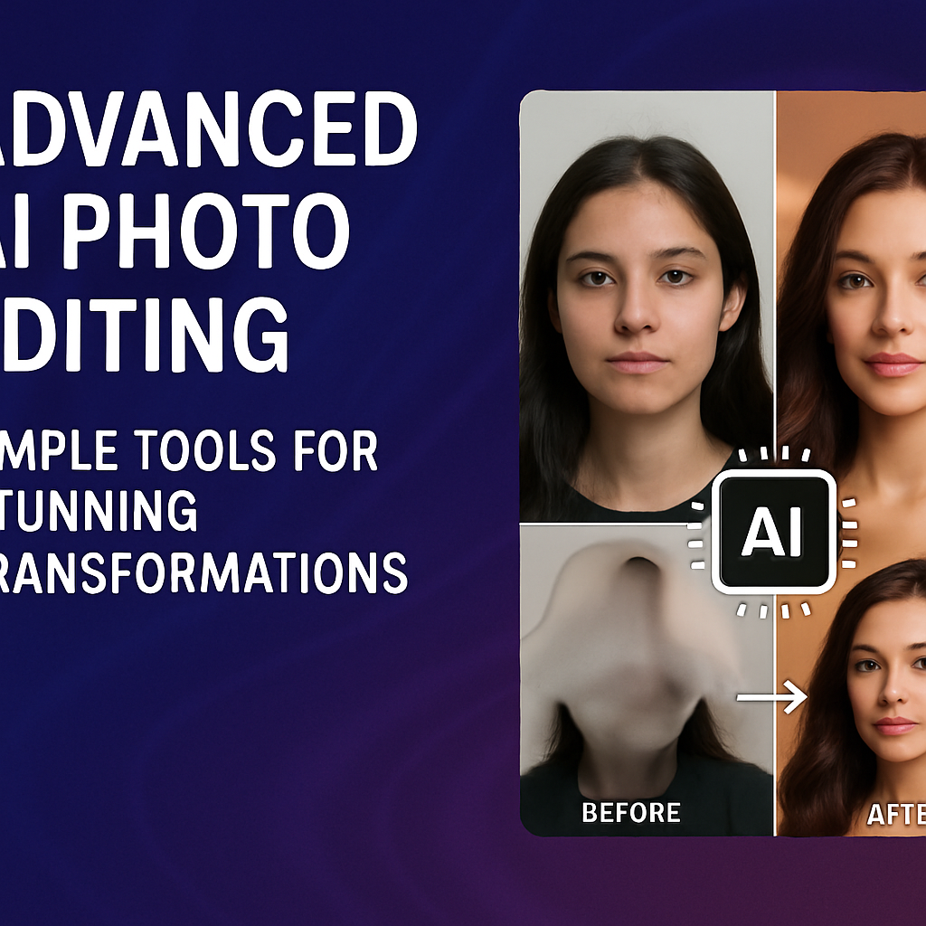 Advanced AI Photo Editing: Simple Tools for Stunning Transformations ...