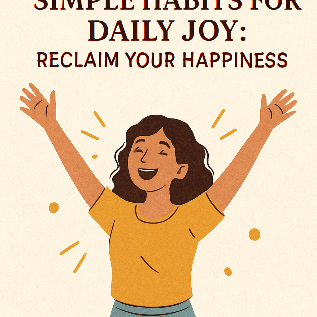 Simple Habits for Daily Joy: Reclaim Your Happiness | Mavigadget - Blog