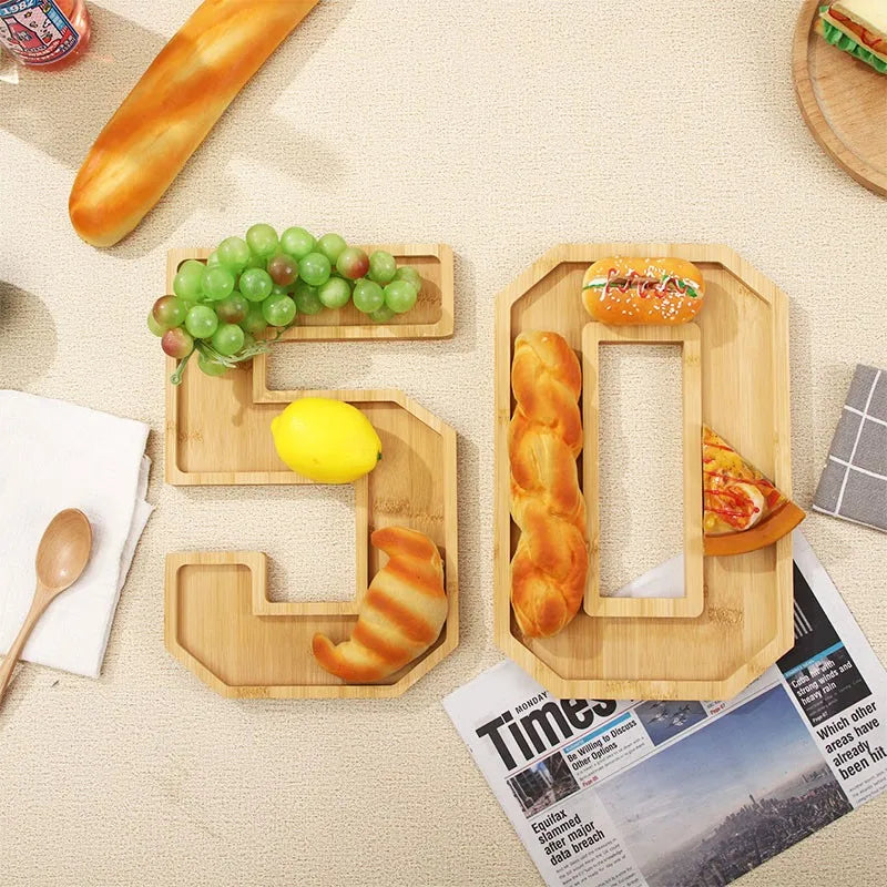 Wooden Numbers Serving Tray: The Ultimate Unique Gift for Unforgettable ...