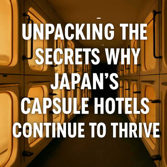 Unpacking the Secrets Why Japan’s Capsule Hotels Continue to Thrive ...