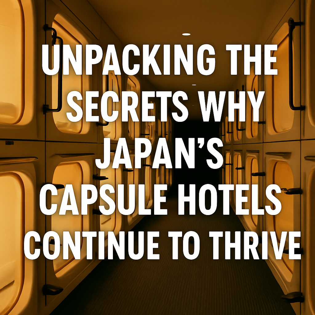 Unpacking the Secrets Why Japan’s Capsule Hotels Continue to Thrive ...