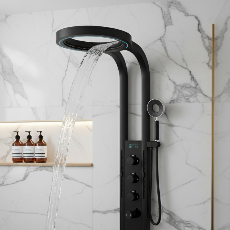 Transform Your Bathroom: The LED Rainfall Shower System as the Ultimate ...