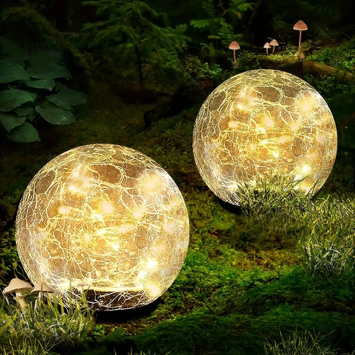 Solar-Powered Glass Ball Light: The Unique Gift for a Magical Garden ...