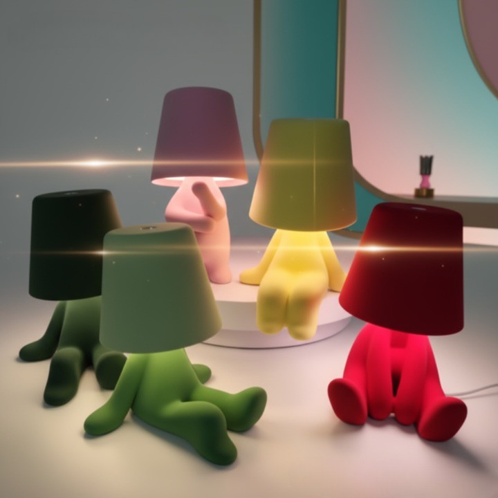 Quirky Man Modern Desk Lamp: The Unique Gift That Adds Personality ...