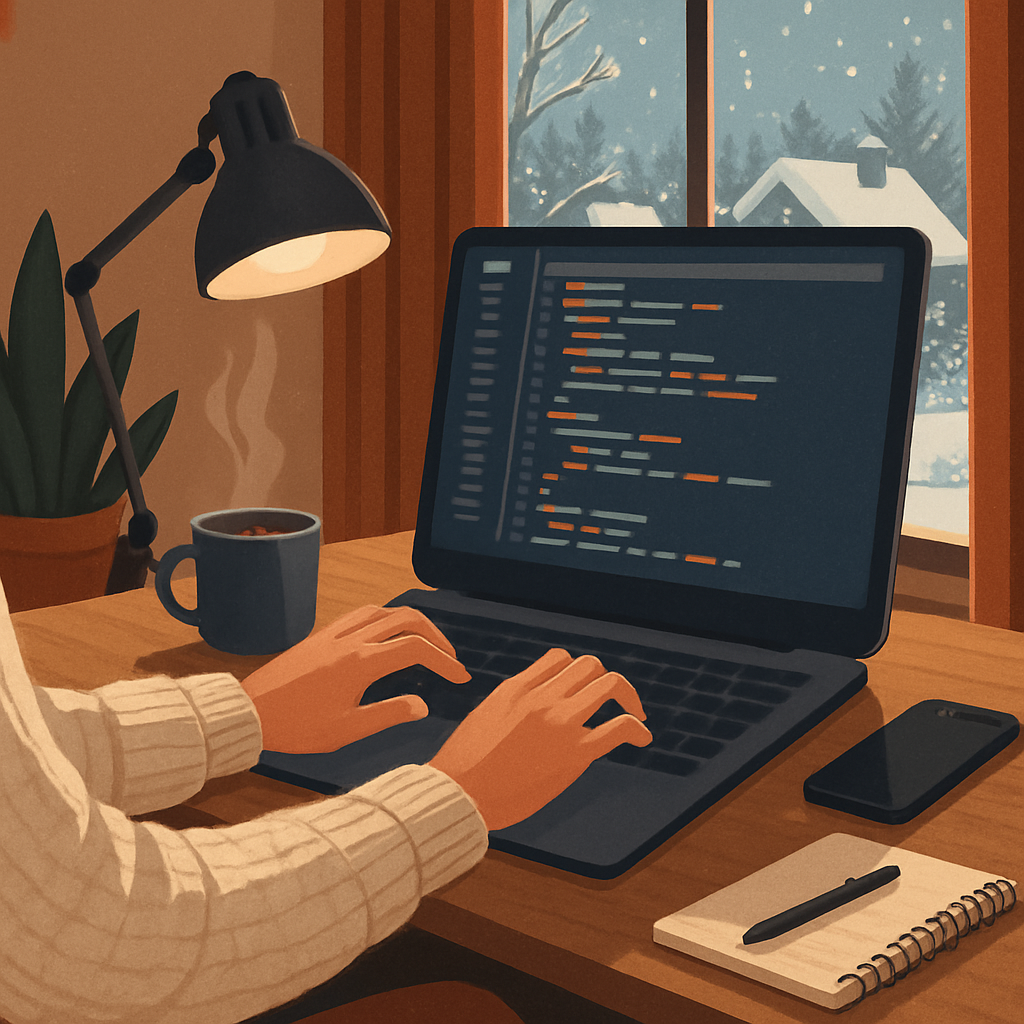 Cozy Code & Focus: Your Guide to a Productive Winter Coding Setup | Mavigadget - Blog