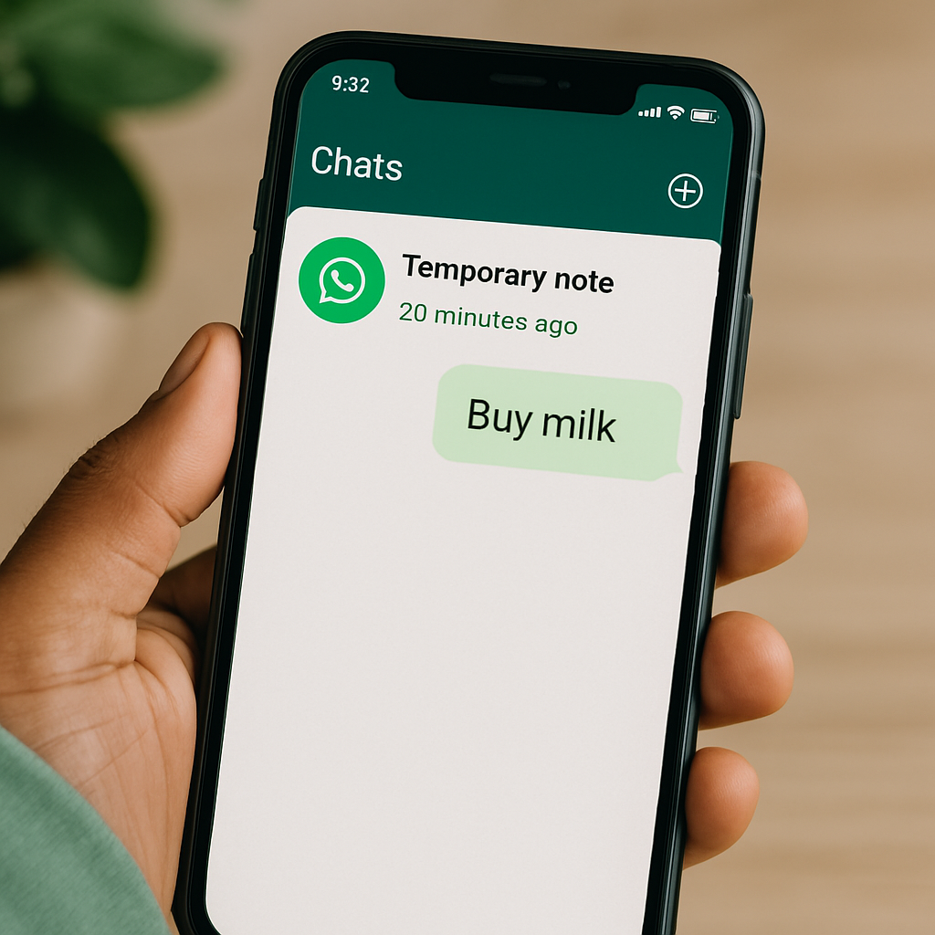 WhatsApp’s New Chat Notes Feature: Quick Temporary Text Updates ...