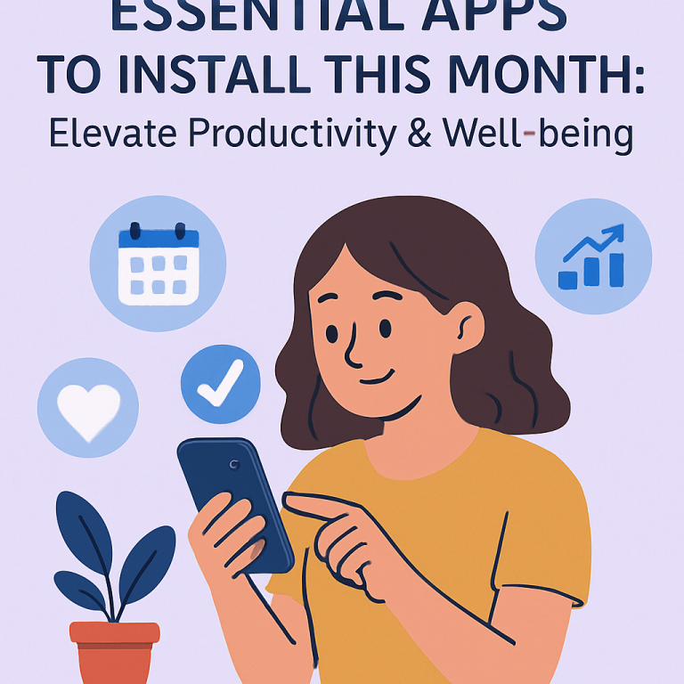 Essential Apps to Install This Month: Elevate Productivity & Well-being ...