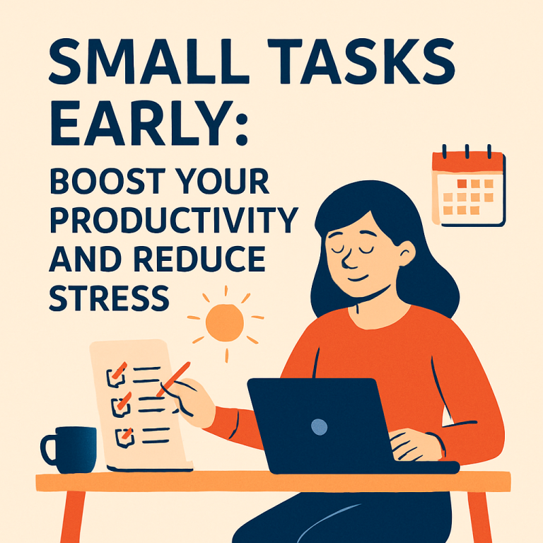 Small Tasks Early: Boost Your Productivity and Reduce Stress ...