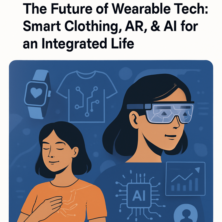 The Future of Wearable Tech: Smart Clothing, AR, & AI for an Integrated ...