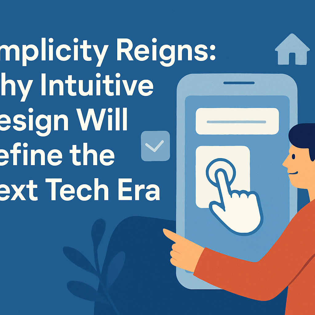 Simplicity Reigns: Why Intuitive Design Will Define the Next Tech Era ...