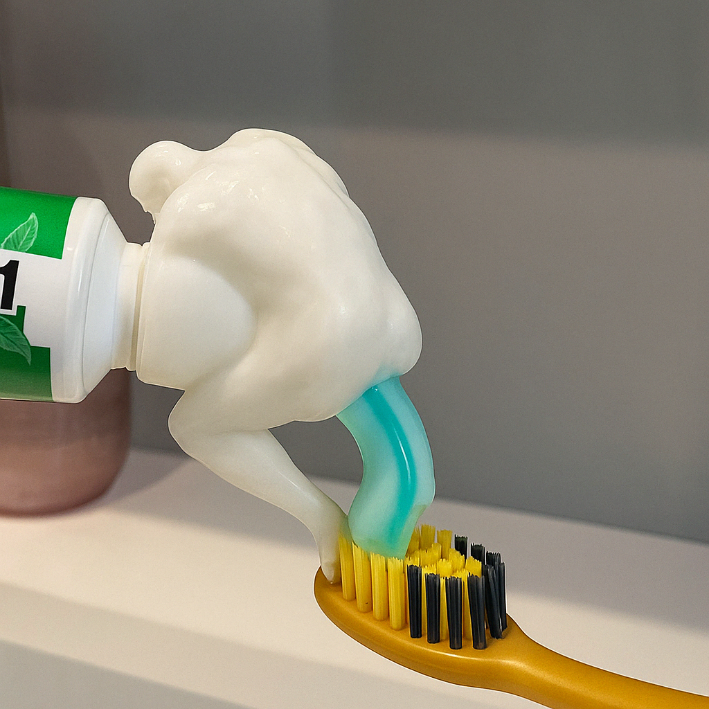 Hilarious 3D Printed Toothpaste Cap: The Quirky Gift That Makes ...