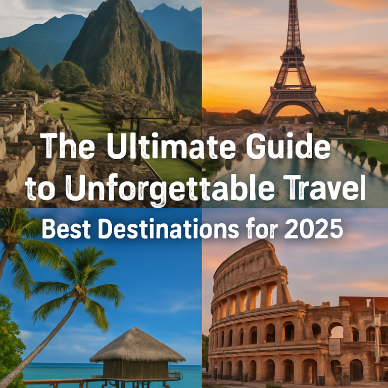 The Ultimate Guide to Unforgettable Travel: Best Destinations for 2025 ...