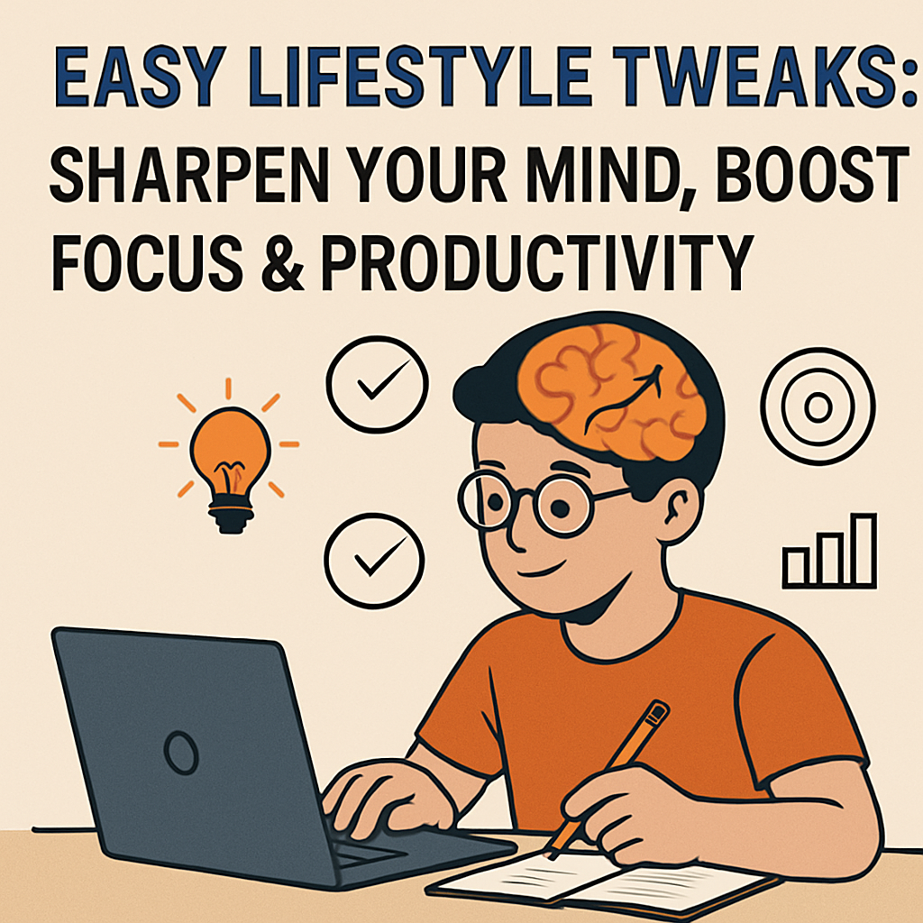 Easy Lifestyle Tweaks: Sharpen Your Mind, Boost Focus & Productivity | Mavigadget - Blog