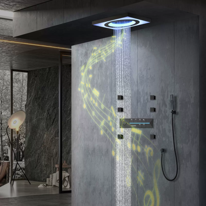 Rainfall Smart LED Music Shower System: The Ultimate Unique Gift for a ...