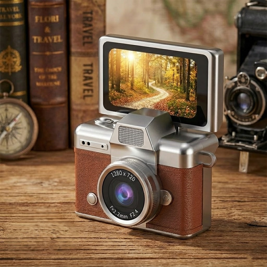 Retro Flip Screen Mini Camera Keychain: The Perfect Unique Gift ...