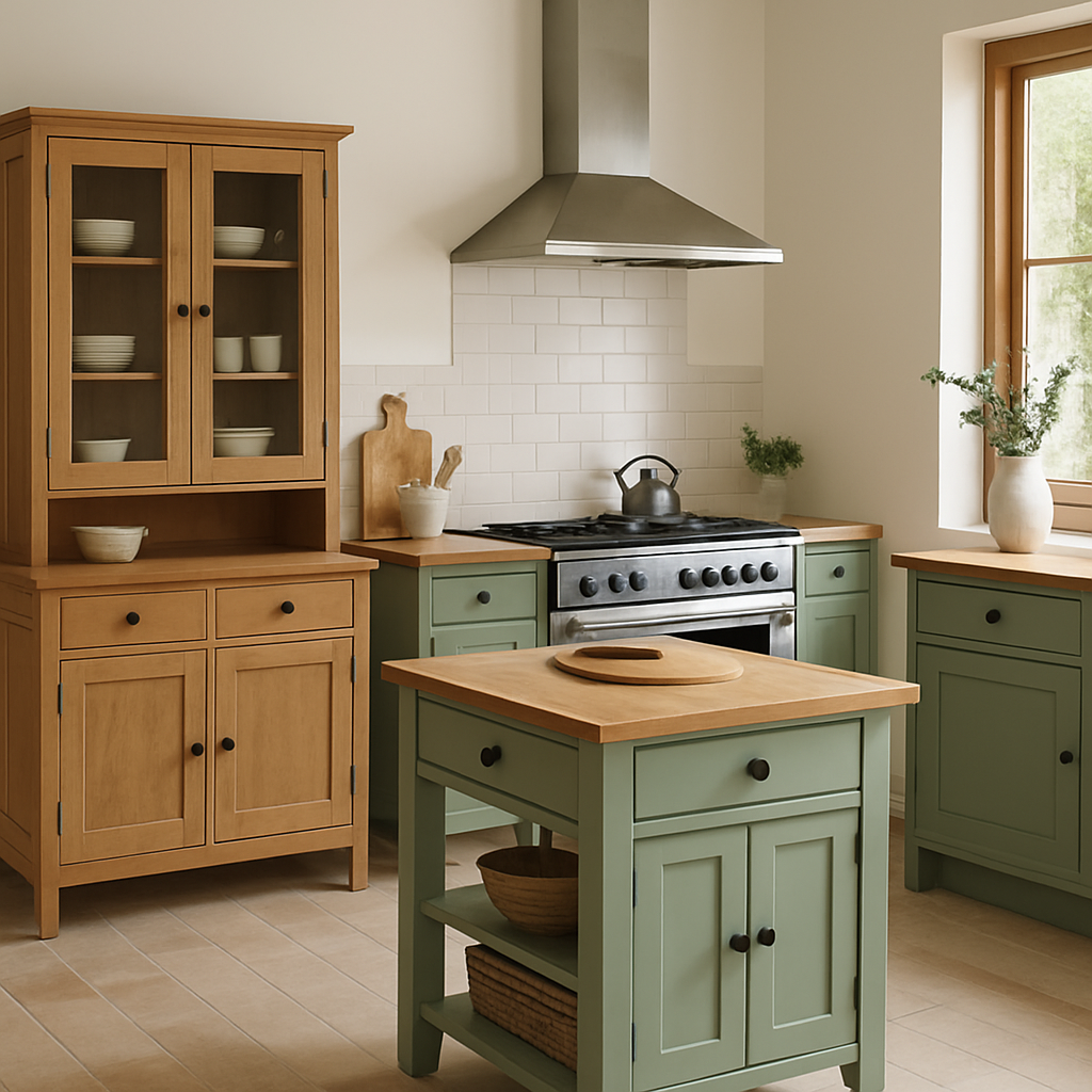 How to Design an Unfitted Kitchen with Freestanding Furniture ...
