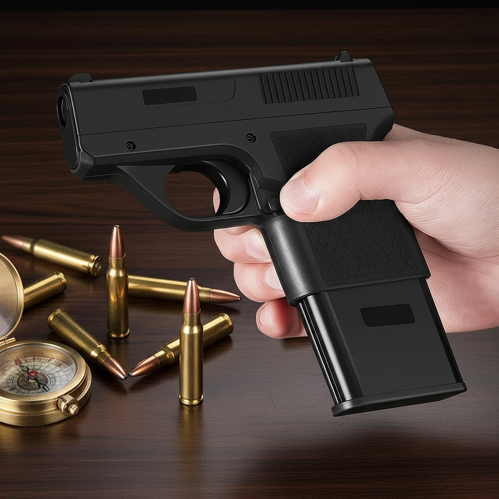 The Ultimate Spy Gadget Gift: Gun-Shaped Lighter with Secret Storage ...
